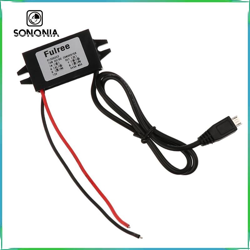 Mô-đun chuyển đổi DC ô tô Bộ chuyển đổi nguồn đầu ra Micro USB 12V-5V ...