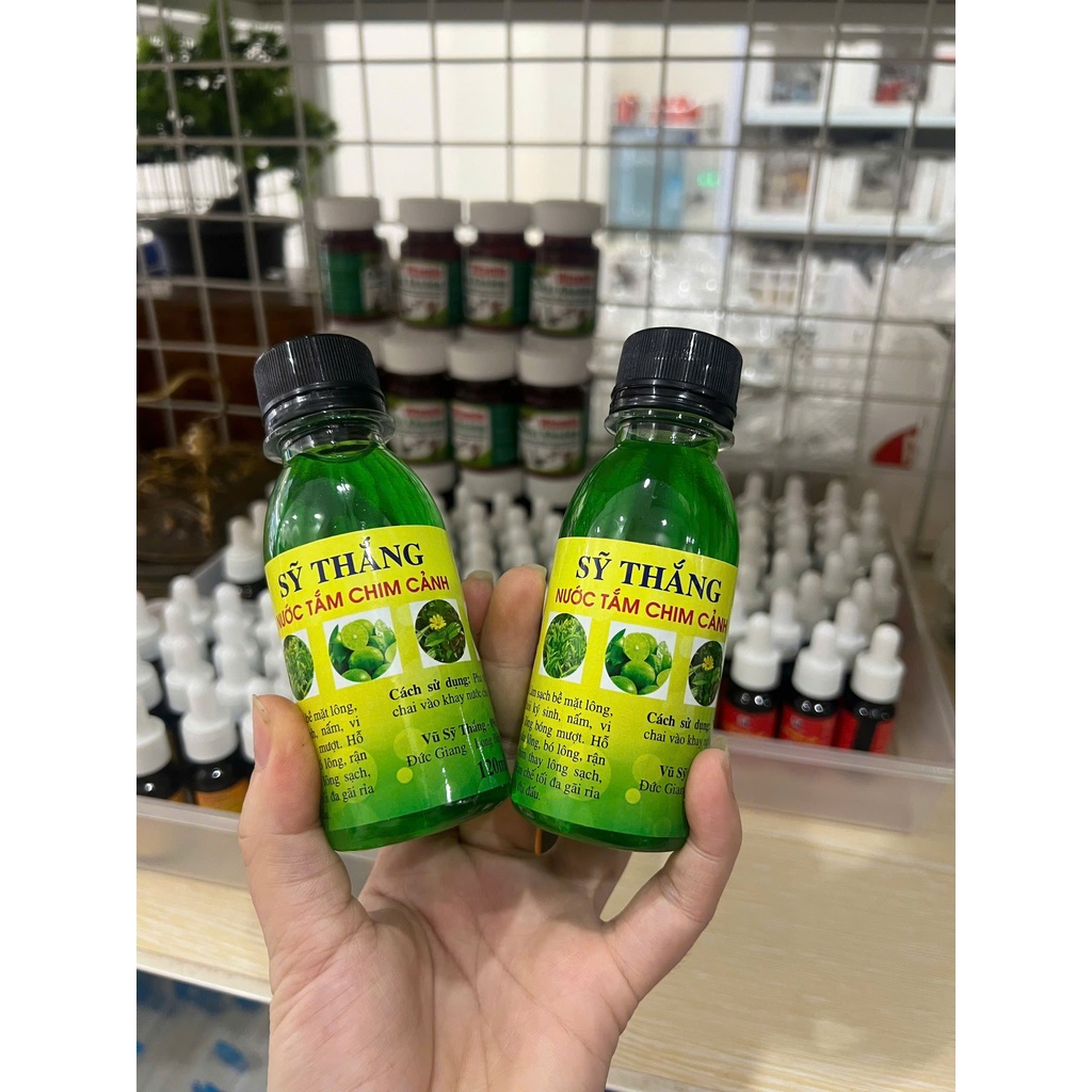 Nước Tắm cho Chim Cảnh Sỹ Thắng. Phụ Kiên Lồng Chim Quang Tèo | Shopee ...