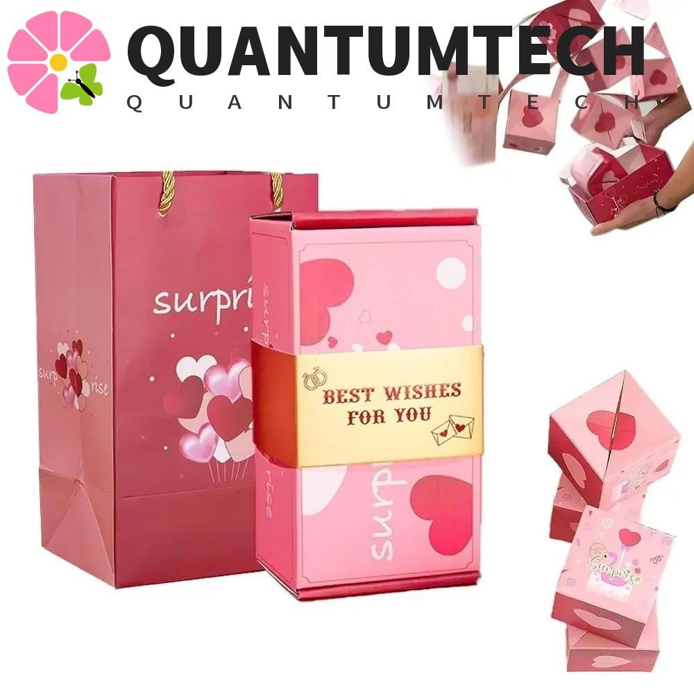 Hộp nảy bất ngờ QUANTUMTECH, Hộp quà bùng nổ tiền mặt bằng giấy sang trọng, Hộp quà mới Vui nhộn ...