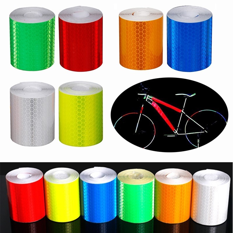 Reflective Sticker Reflector-Tape For Bike Night Safety Warning ...