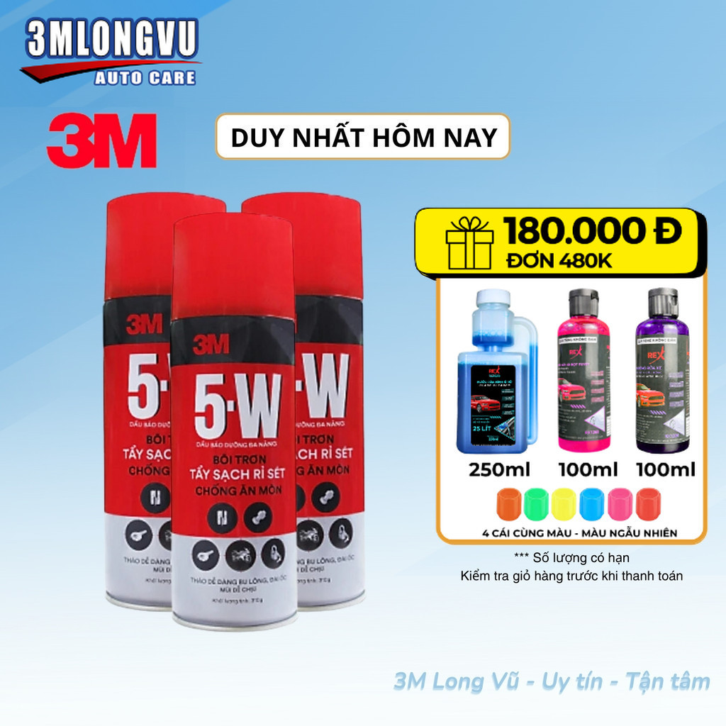Chất Chống Rỉ Và Bôi Trơn 5W Way Penetrant 3M (170g/310g) - 3M Long Vu ...