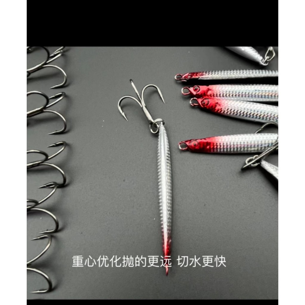 Deep Water Master Slim Anchor Fish Open Back Anchor Hook Long Cast Iron ...