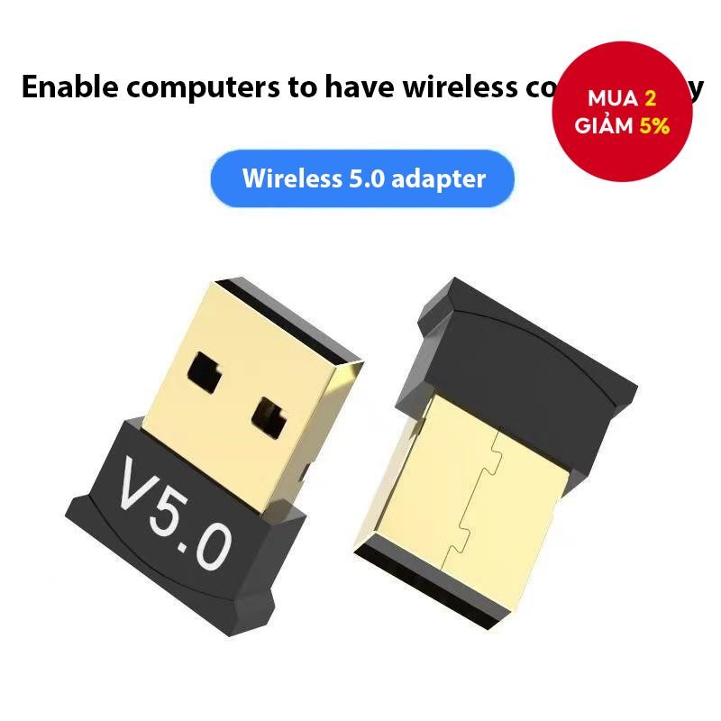 Bộ chuyển đổi Bluetooth USB cho PC và Laptop Âm thanh Bluetooth không ...