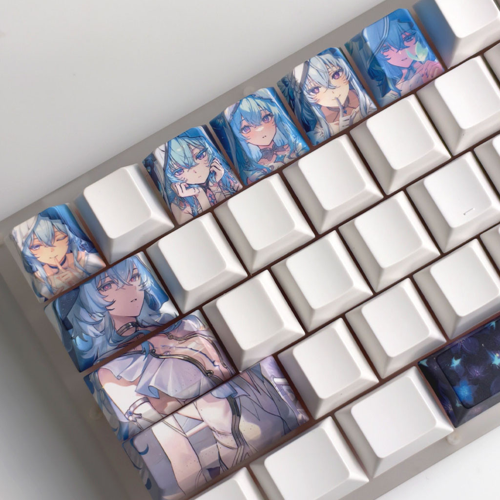 The Shorekeeper Keycaps Cherry Profile 12 Chiếc PBT Nhuộm Thăng Hoa Cơ ...