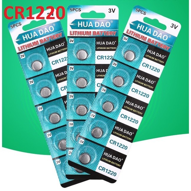 Pin CR1220 dùng cho đồng hồ, remote xe máy chìa khóa định vị tìm xe SH ...