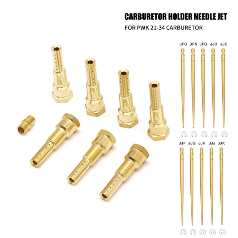 8/16/20/30 Holes Carburetor Nozzle atomizer jet Main Jets Slow Pilot Jets For PWK PWM PE PD PJ ...