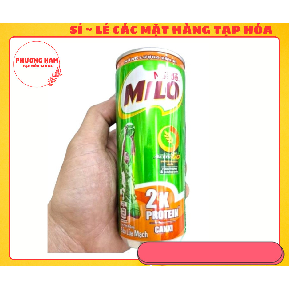 MILO LON 240ML X2 PROTEIN VÀ CANXI | Shopee Việt Nam