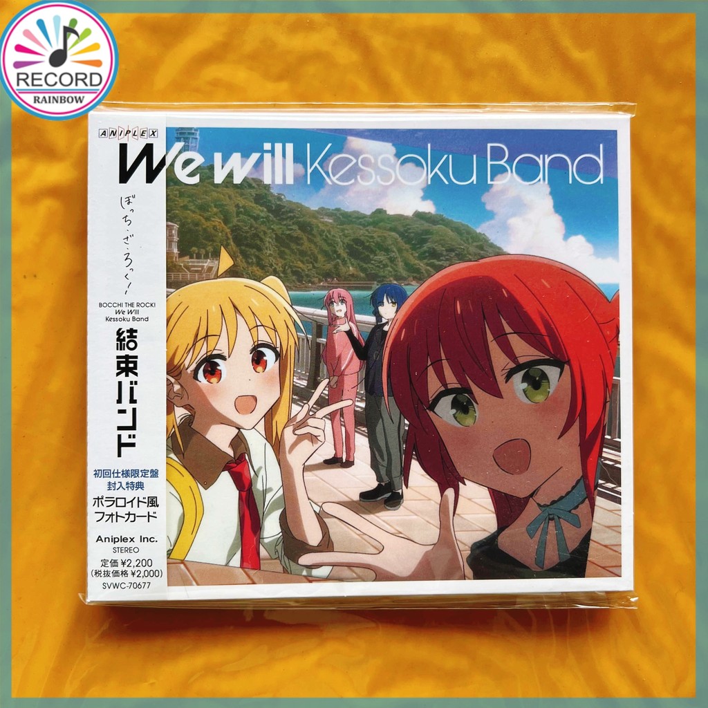 Bocchi The Rock! We Will Kessoku Band Limited Edition Original CD Album ...