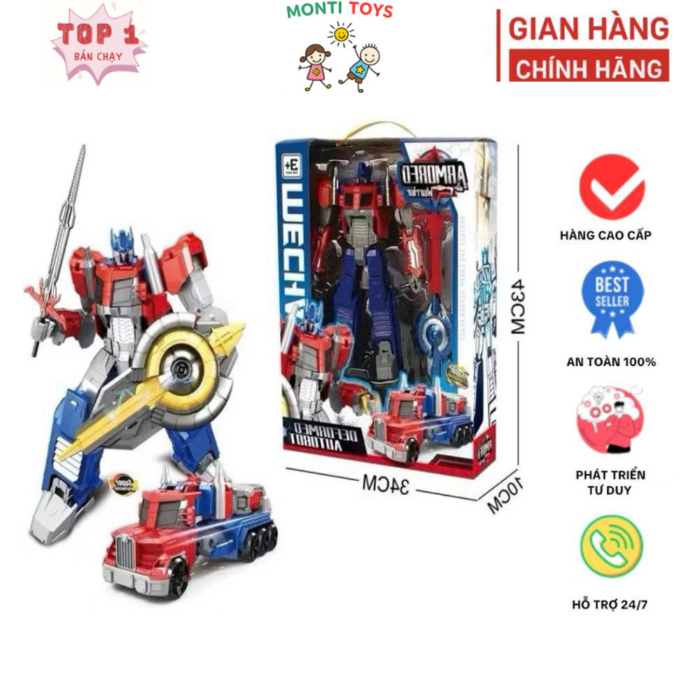 Robot Biến Hình Optimus 2in1 - Đồ Chơi Lắp Ráp Transformers Xe Thông ...