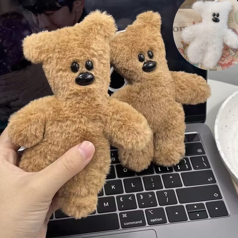Ông Handou Doll Teddy Bear Mặt dây chuyền Búp bê sang trọng Túi đi học ...