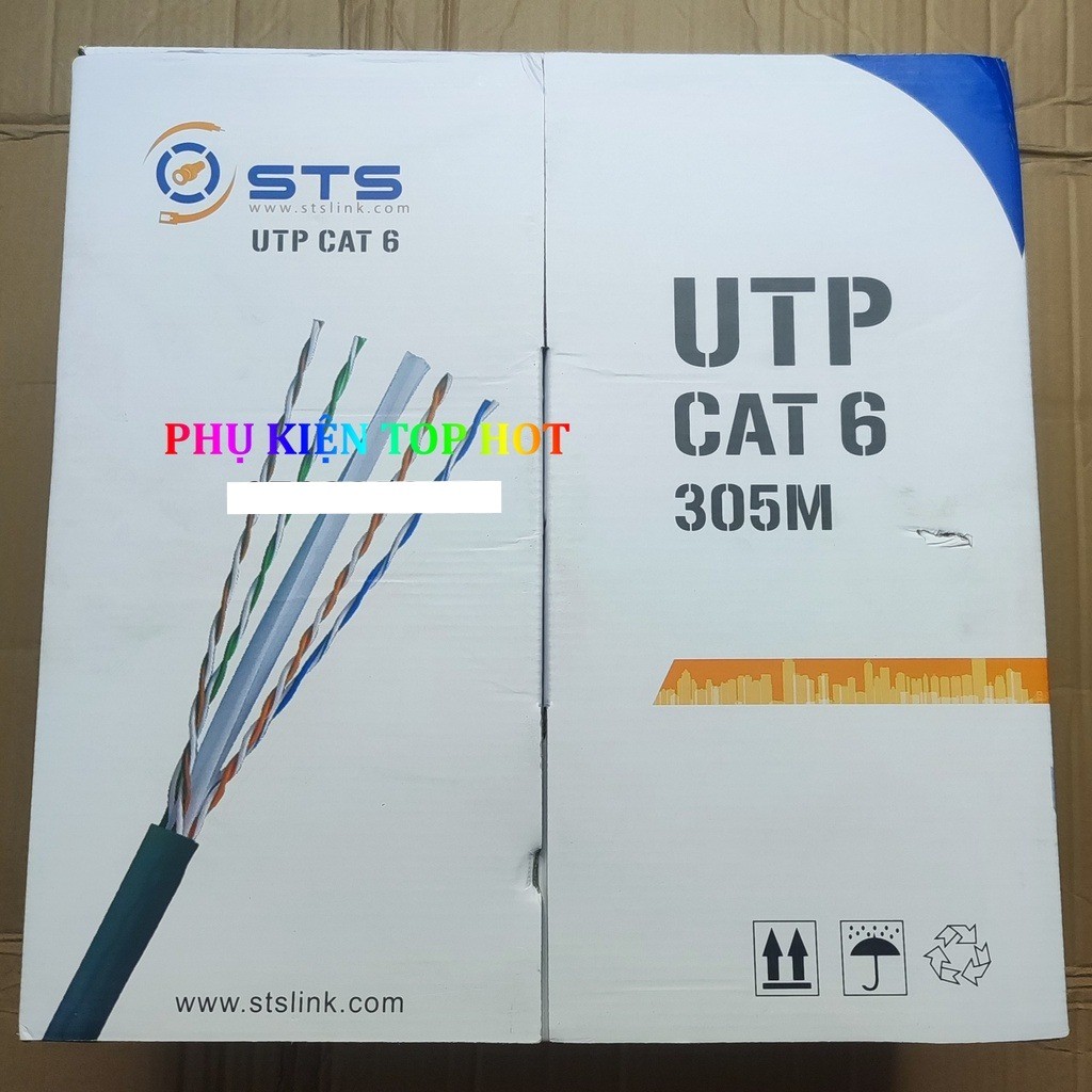 Dây cáp mạng STS CAT6 UTP CAT6305IA Cuộn 305m | Shopee Việt Nam