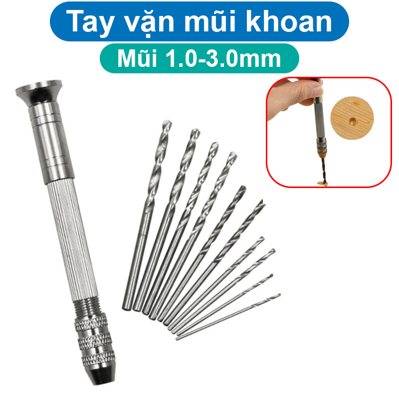 Dụng cụ khoan tay, mũi khoan mini làm đồ thủ công | Shopee Việt Nam