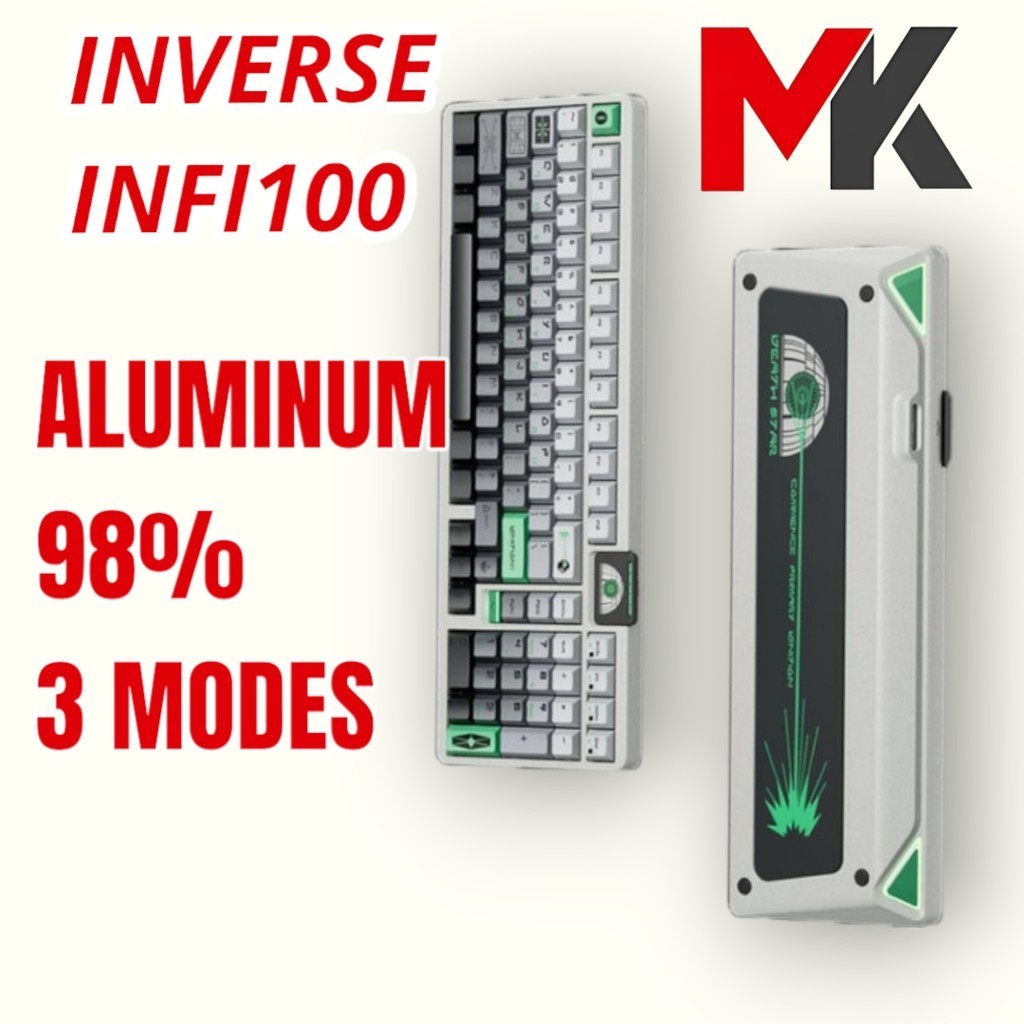 INFI100 - Bàn Phím Cơ Infi 100 Nhôm CNC 6063 Mạch Xuôi 3 Mode RGB ...