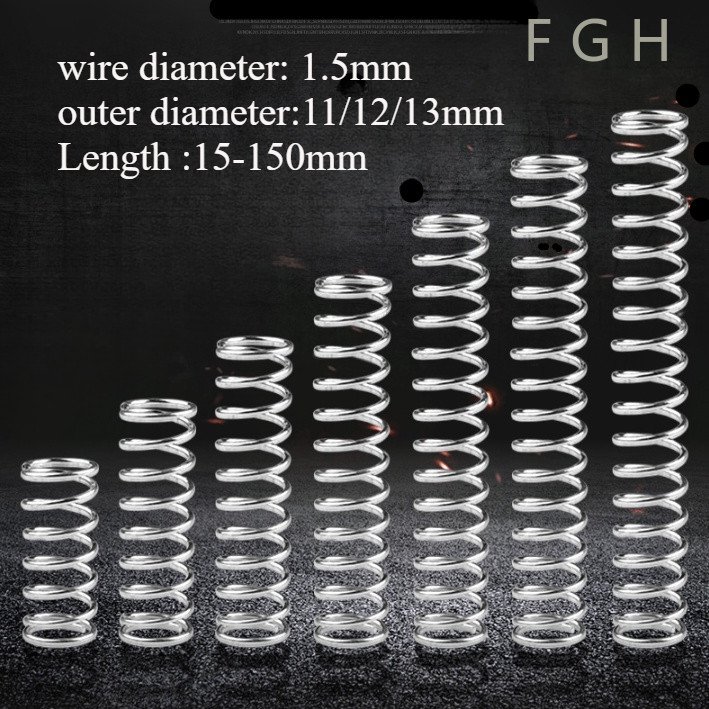 [Fghyt-1] Lò xo nén inox 304 (đường kính dây 1,5mm, đường kính ngoài11 ...