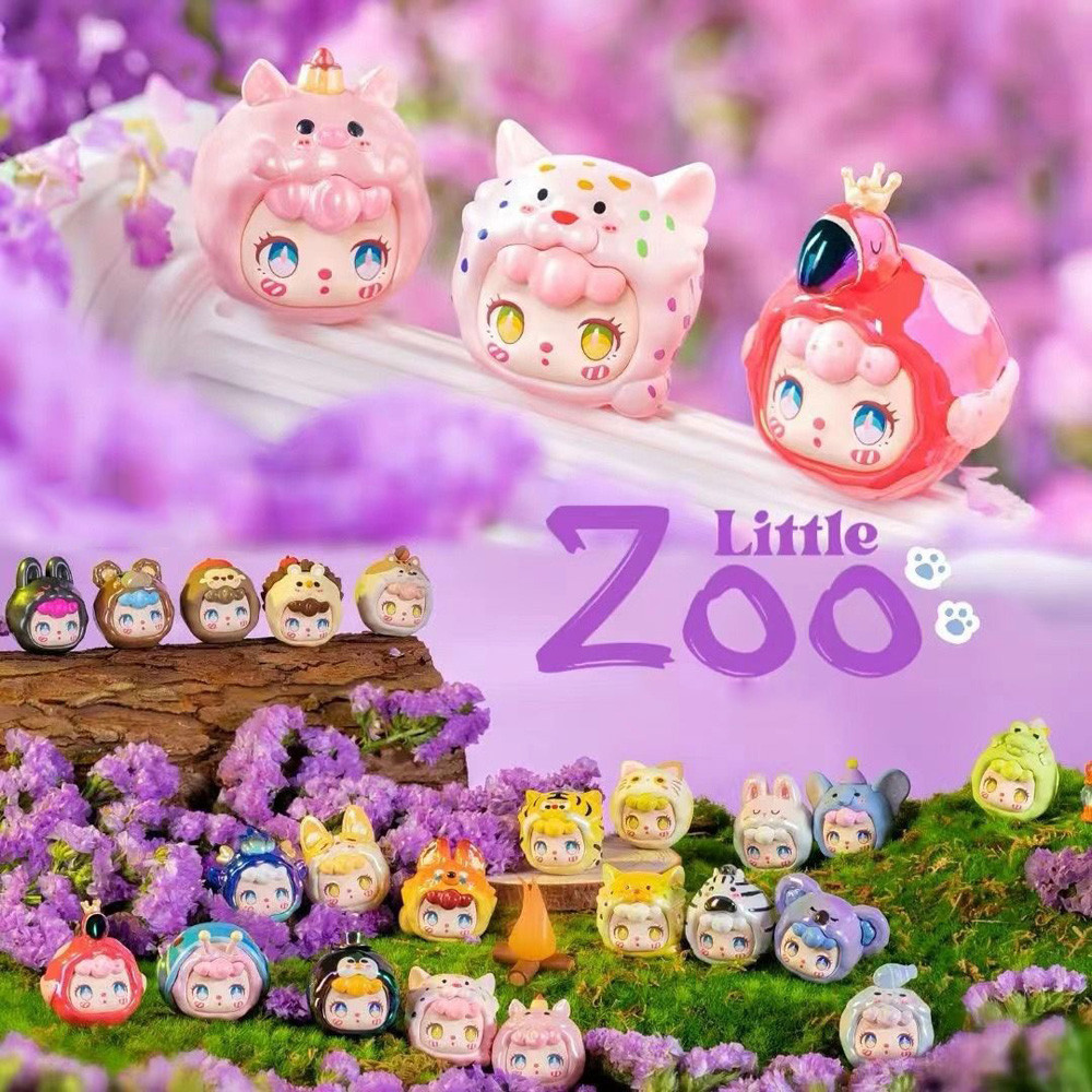 Lila Zoo Series Blind Box Đồ chơi hợp thời trang Hoạt hình Búp bê cô gái dễ thương Trang trí máy ...