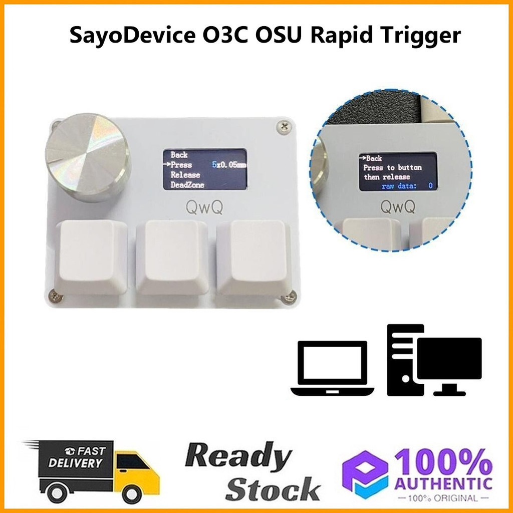 Sayodevice O3C OSU Bàn Phím Kích Hoạt Nhanh Bàn Phím Cơ Macro IPS Màu ...