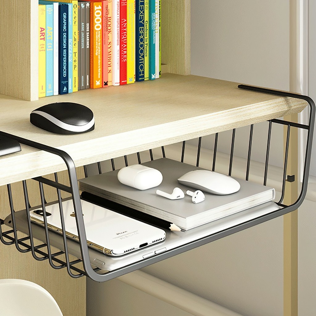 Khay Lưới Sắt Để Đồ Dưới Bàn Học - Kệ Khung Gài Siêu Gọn Gàng - Ngăn ...