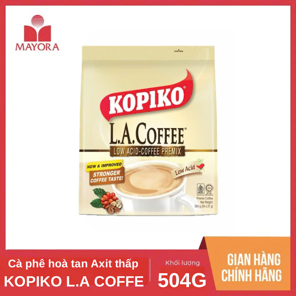 Cà Phê Hoà Tan AXIT Thấp KOPIKO L.A. COFFEE 504G | Shopee Việt Nam
