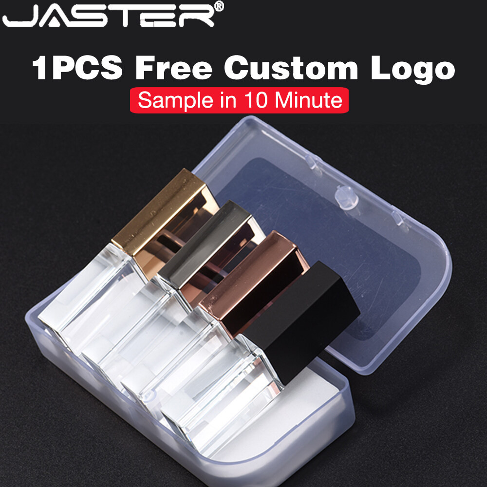 Ổ đĩa bút pha lê kim loại JASTER Ổ đĩa Flash USB tốc độ cao 128GB Hộp ...