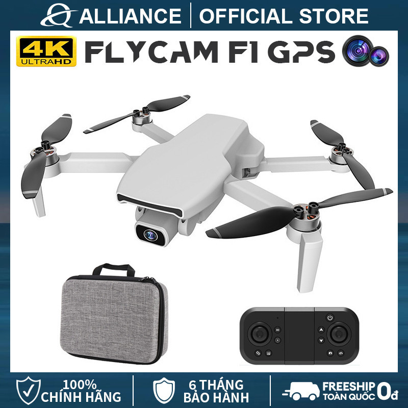 Máy bay Flycam F1, Drone có định vị GPS, động cơ không chải, 4K HD 2 ...