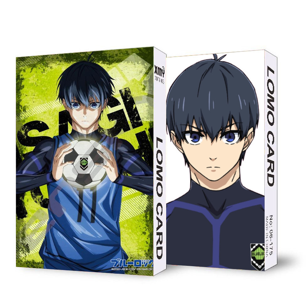 Hộp ảnh lomo in hình Isagi Yoichi BLUE LOCK thẻ card anime chibi 30 tấm ...