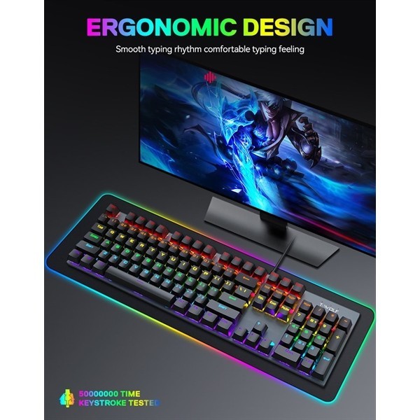 Bàn phím máy tính T-WOLF T17 | Shopee Việt Nam