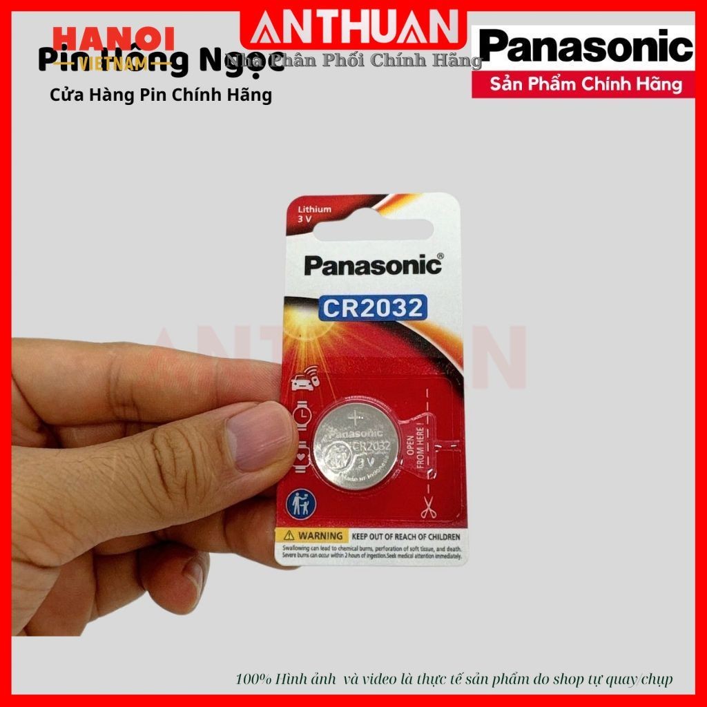 AN THUAN Vỉ 1 Viên Pin Smartkey CR2032 Panasonic Siêu Bền 3V Made In ...