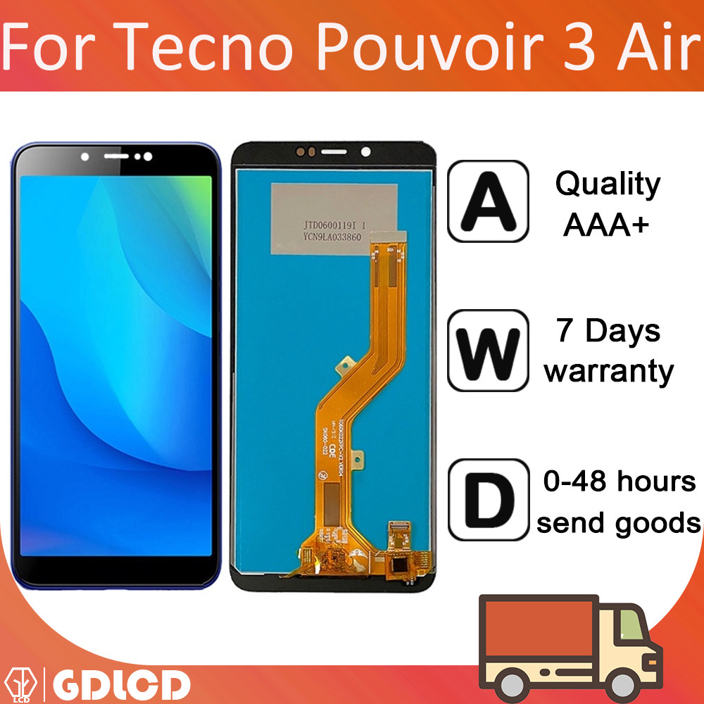 Dành Cho Tecno Pouvoir 3 Air LC6 Màn Hình LCD Bộ Số Hóa Cảm Ứng Thay ...