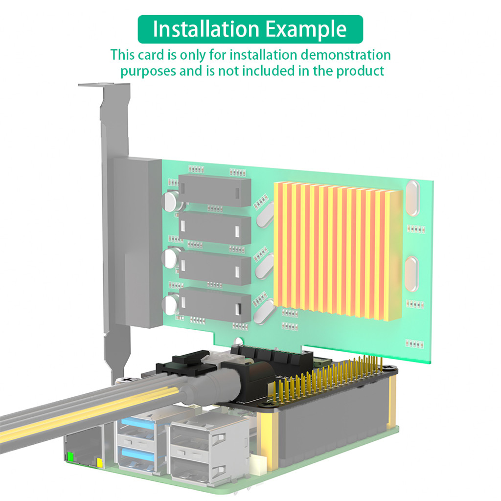 Dành Cho Raspberry Pi PCI Express PCI-e 1x Gen2 & Gen3 Adapter Card ...