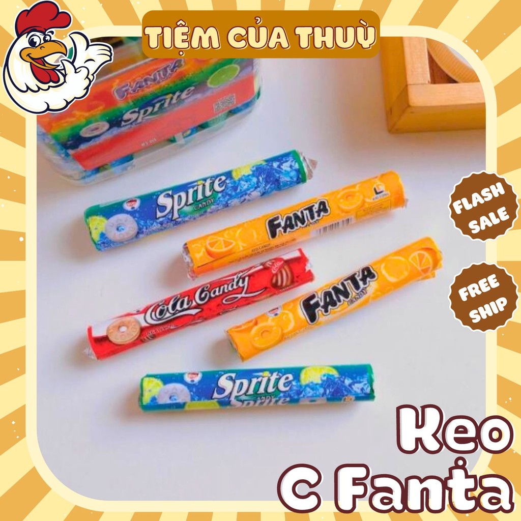Kẹo C Fanta Cam - Sprite Chanh - Coca Candy, Kẹo Xê Trái Cây - đồ ăn ...