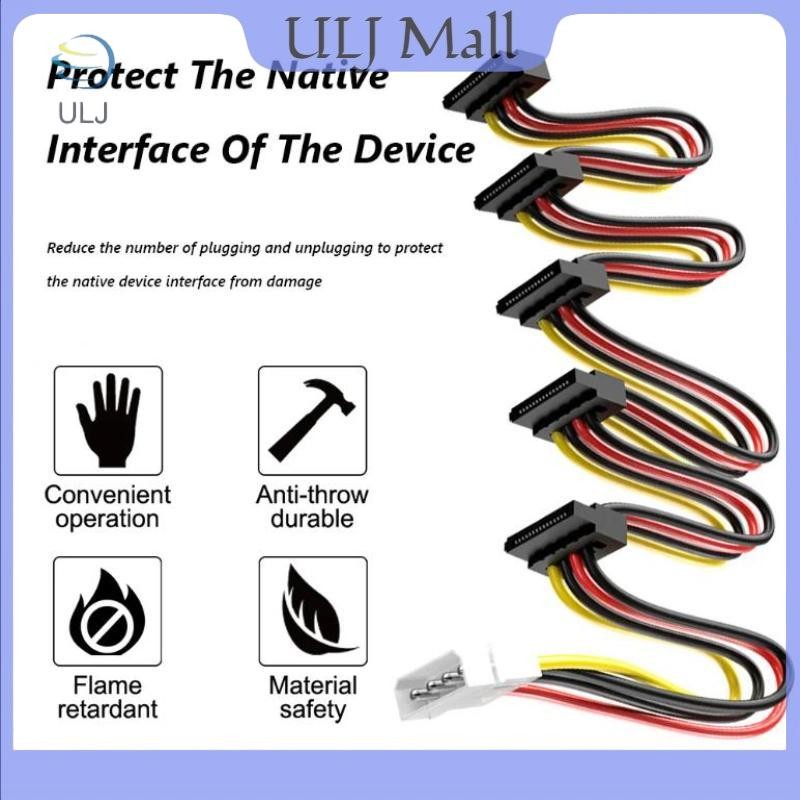 ULJ SATA 3.5 / 2.5 Inch 1 Đến 5 SATA Ổ Cứng Bộ Chia Nguồn Dây Cáp 4 Pin ...