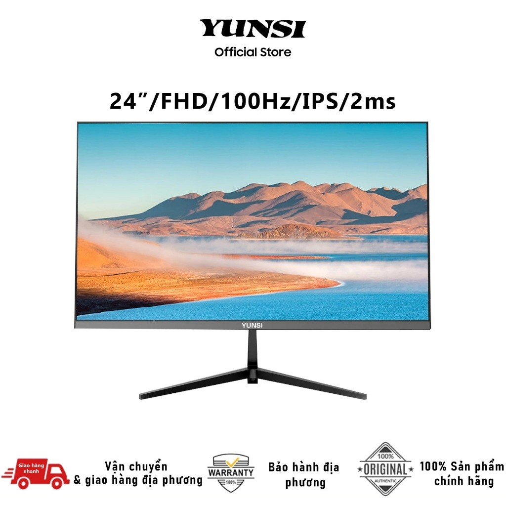 Màn hình máy tính YUNSI Gaming Monitor Y240WSG - Tốc độ phản hồi nhanh ...