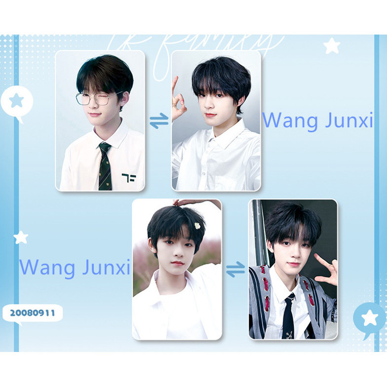 2pcs TF Family 3 4 generation Raster Card Zhu Zhixin Zhang Zeyu Photo ...