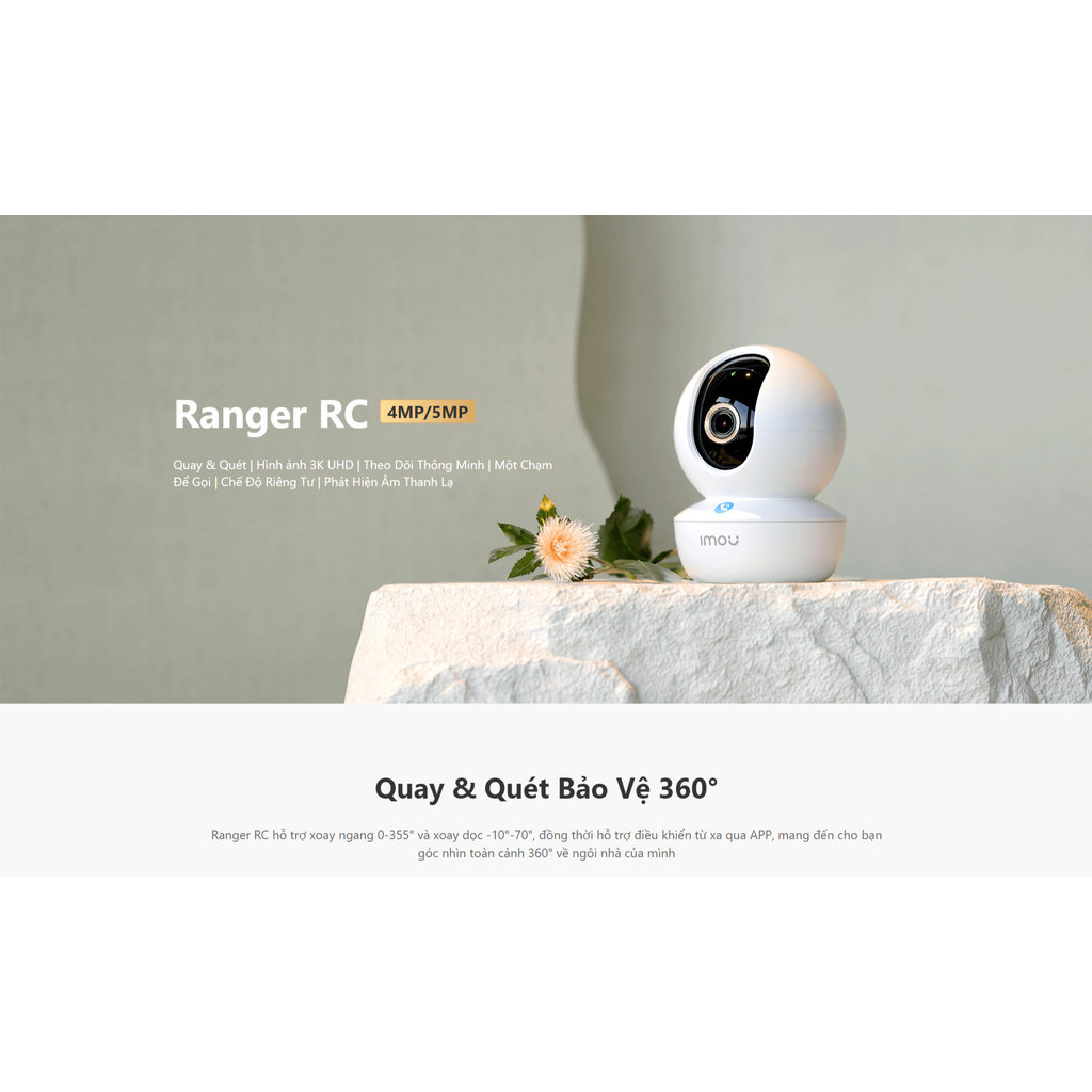 [TPC]Camera Wifi Imou Ranger RC 3MP 4MP 5MP I Nút gọi cảm ứng | Phát ...