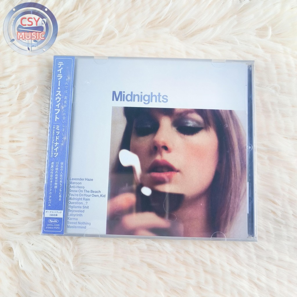 Album CD Taylor Swift Midnights Moonstone Blue Edition Phiên bản Nhật ...