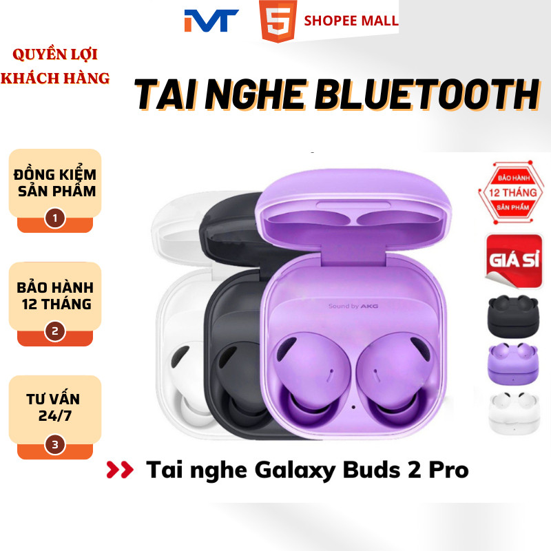 Tai nghe bluetooth Galaxy Buds 2 Pro công nghệ mới nhất | Shopee Việt Nam