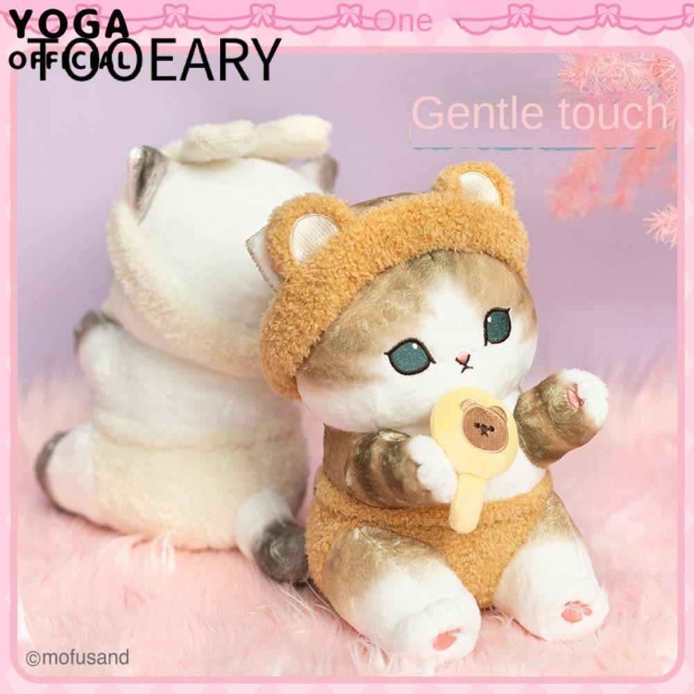 TOOEARY Búp bê mèo Mofusand Shark Cat, Búp bê mặc chéo hoạt hình tinh ...