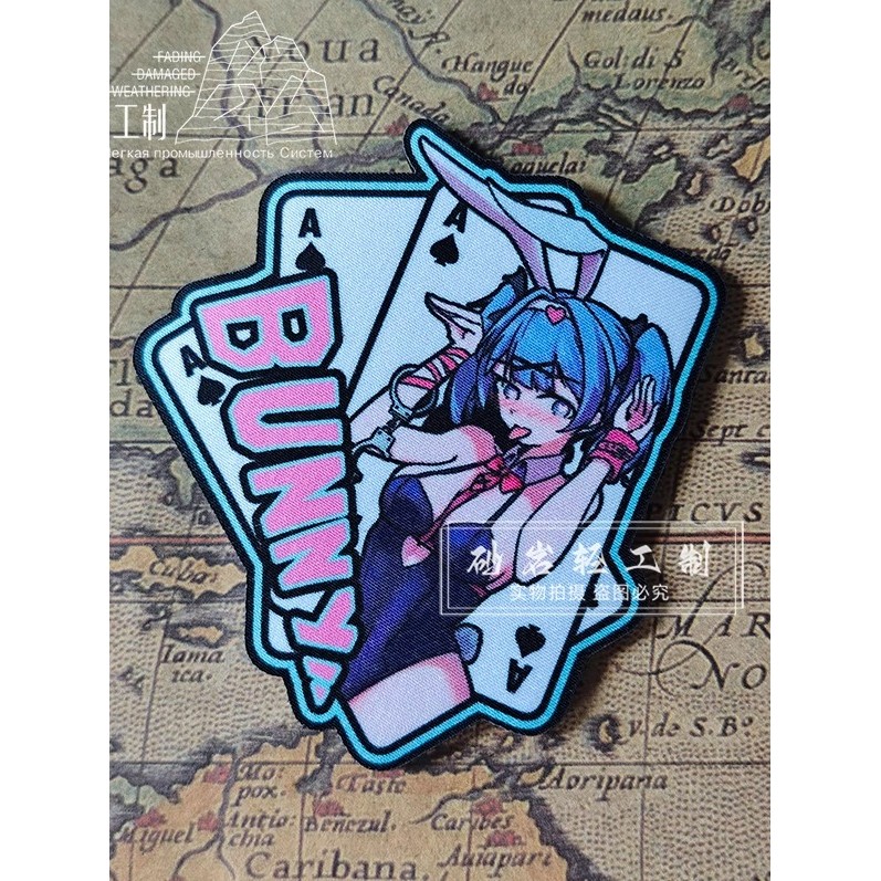 Tùy chỉnh Hatsune Miku Rabbit Cave Công chúa His Highness Spade A Morale3D Velcro Miếng dán ...