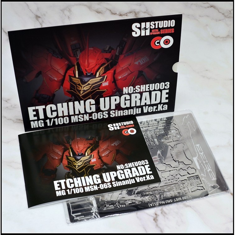 SH STUDIO Upgrade Metal Etching Parts for MG 1/100 Sinanju | Shopee ...