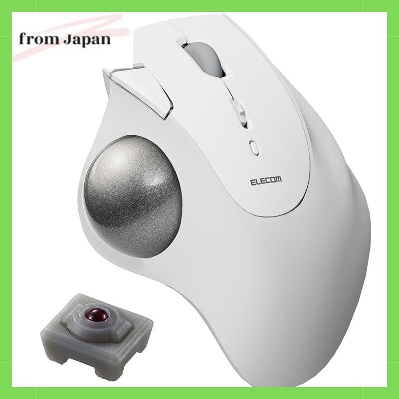 Elecom Wireless Trackball Mouse IST Bluetooth Thumb-operated 36mm ball ...