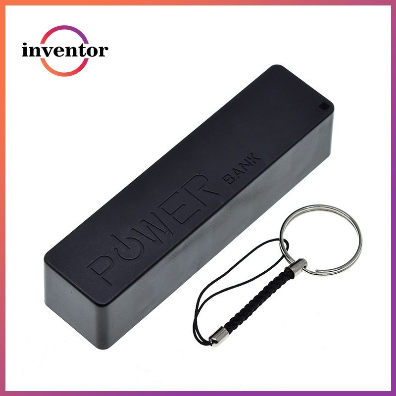 Bộ vỏ USB Power Bank 18650 Bộ sạc pin DIY Box Shell Kit màu đen cho ...