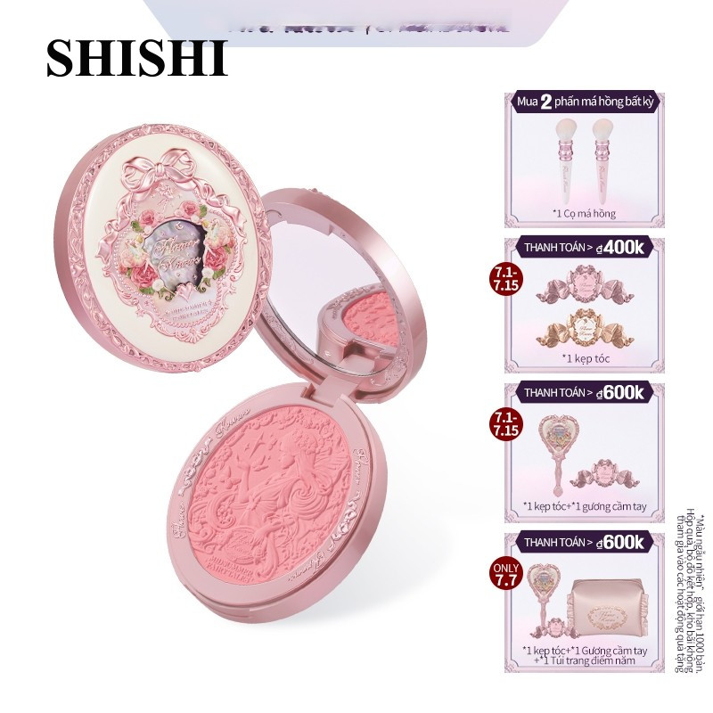 Flower Knows Midsummer Fairytales Collection Velvet Embossed Blush 5g ...