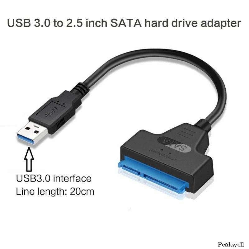 Cáp chuyển đổi PEAK USB 3 0 2 0 Type C sang Ổ cứng 2 5 SDD | Shopee ...