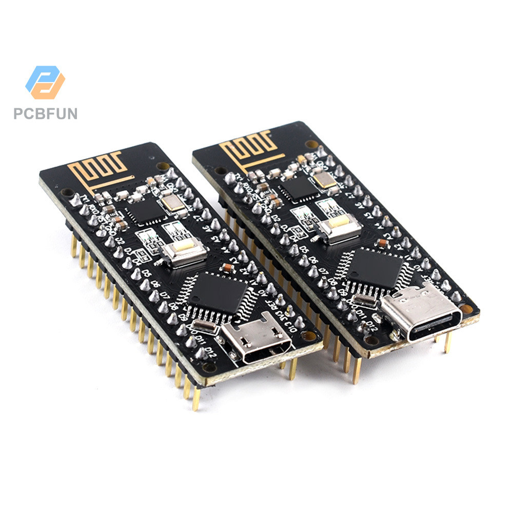Pcbfun Nano 30 Atmega328p Type C Usb Ch340 Bảng Điều Khiển Tương Thích Cho Arduino Nano Ch340 