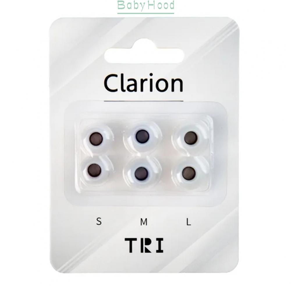 Maximum Comfort and Durability TRI Clarion Silicone Earphone Eartips S ...