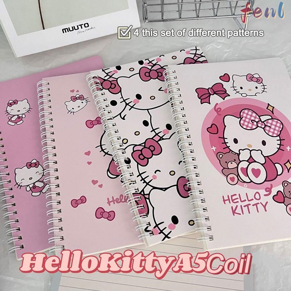 Sách xoắn ốc FENL Hello Kitty, Sách Nhật ký Sanrio hoạt hình ngẫu nhiên ...