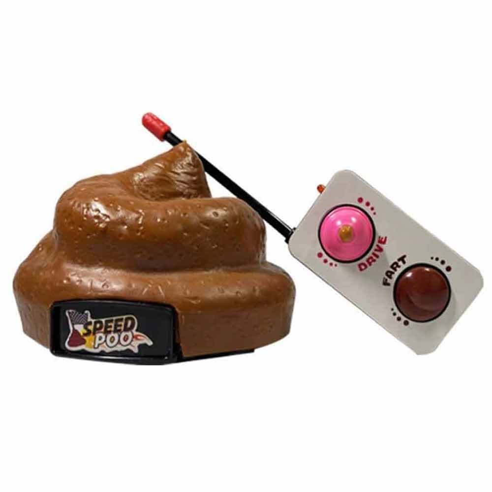 Hilarious Speedy Remote Control Speed Poo Family Fun Drive and Spin Fun ...