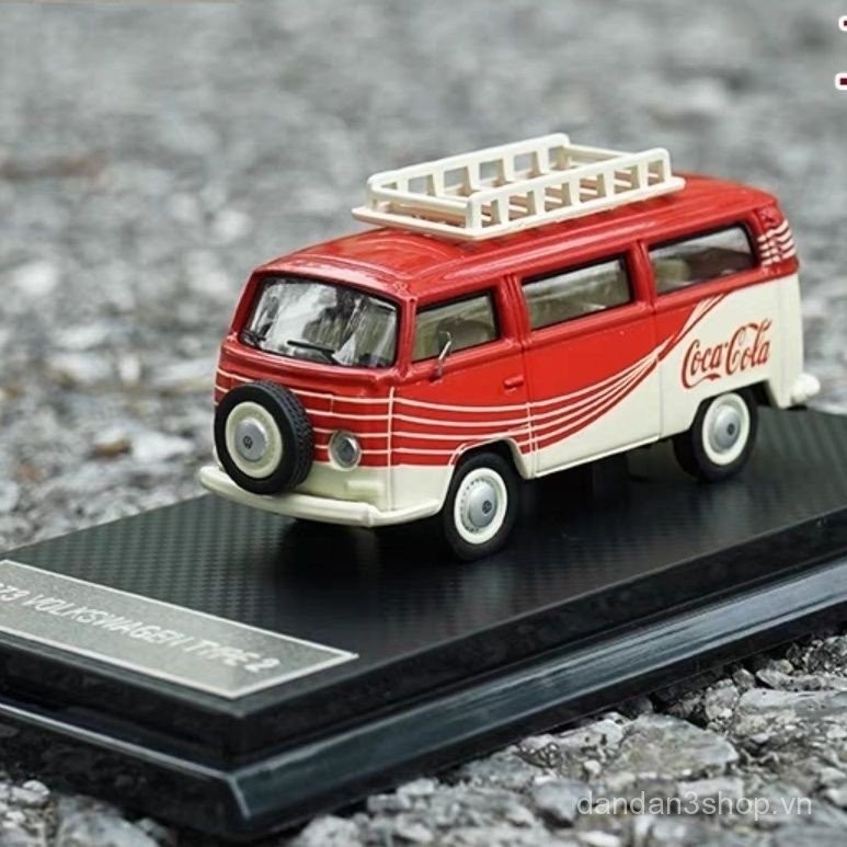 1 / 64 Volkswagen Bus T2 Mẫu Xe Coca-Cola Phiên Bản Du Lịch Xe Buýt Van ...