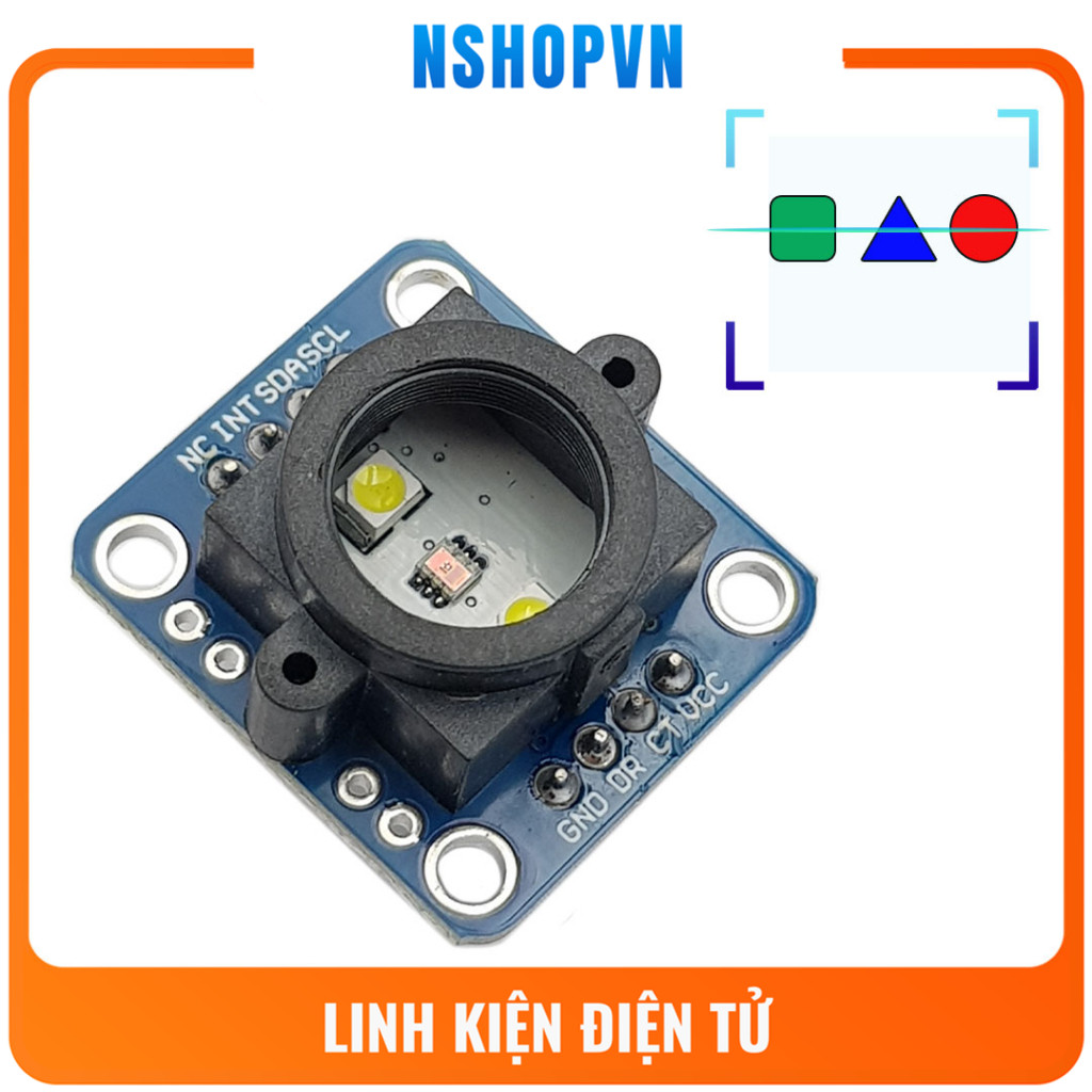 Cảm biến màu RGB TCS34725 giao tiếp I2C và UART | Shopee Việt Nam