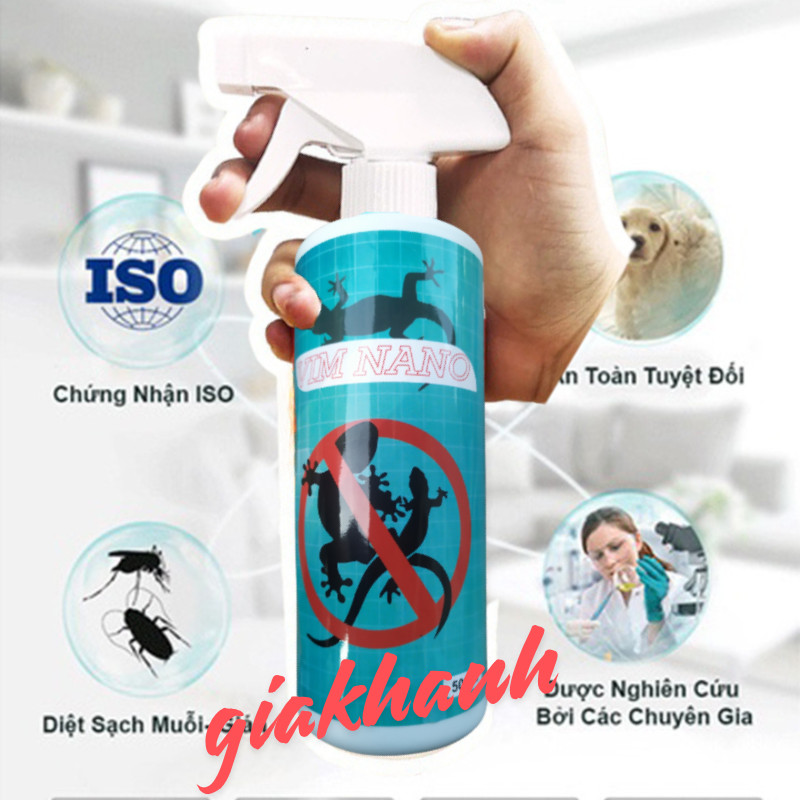 Bình Xịt Vim Nano Đuổi Côn Trùng, Thằn lằn, Côn Trùng Gây Hại Mùi Hương ...